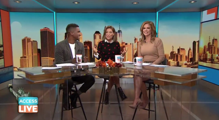 'Access' sets up shop in 'Nightly News' studio - NewscastStudio