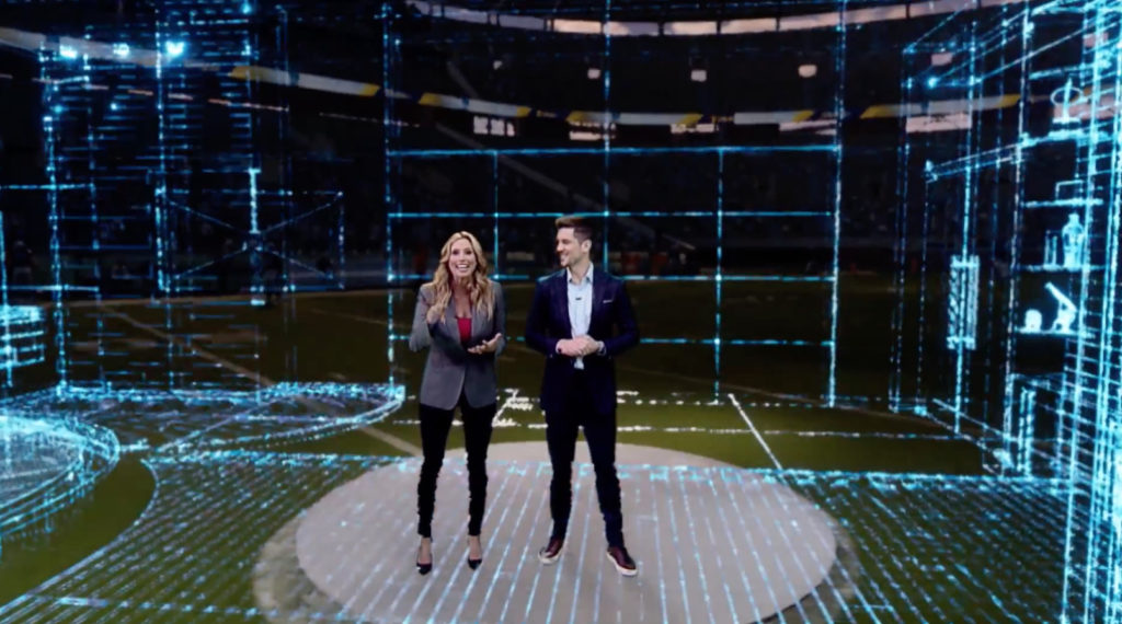 Weather Channel's latest immersive mixed reality takes to the football ...