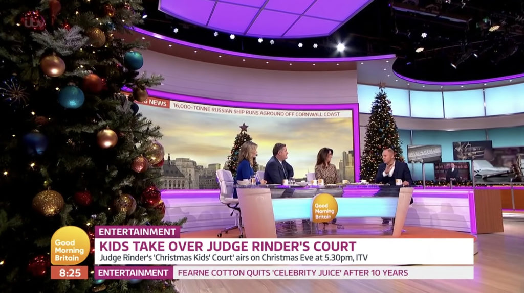 'Good Morning Britain' brings the spirit to Studio TC3 - NewscastStudio