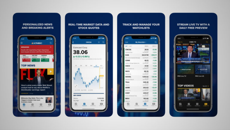 CNBC releases updated version of iOS app - NewscastStudio