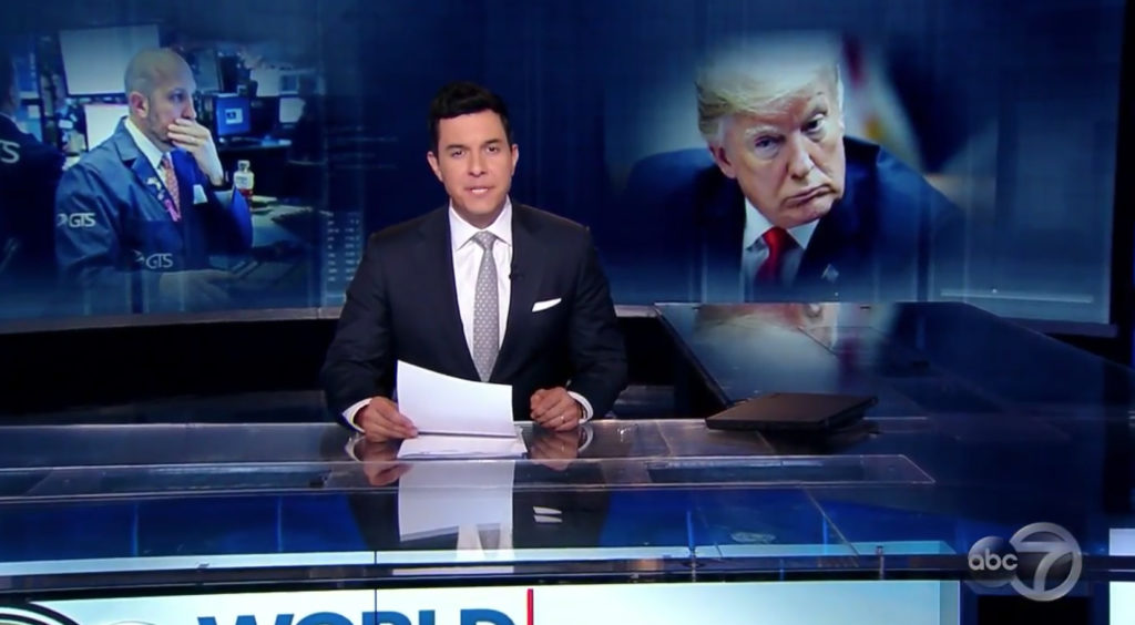 Networks juggle Trump visit, wild stock market in post-Christmas Day ...