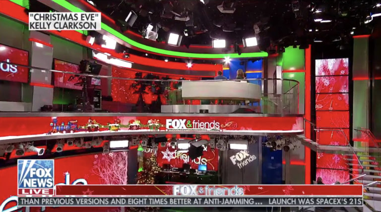 'Fox & Friends' switches to Christmas mode - NewscastStudio