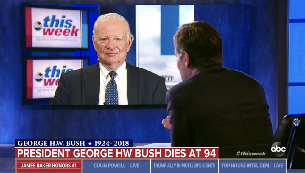 Sunday morning shows pay tribute to George H.W. Bush - NewscastStudio