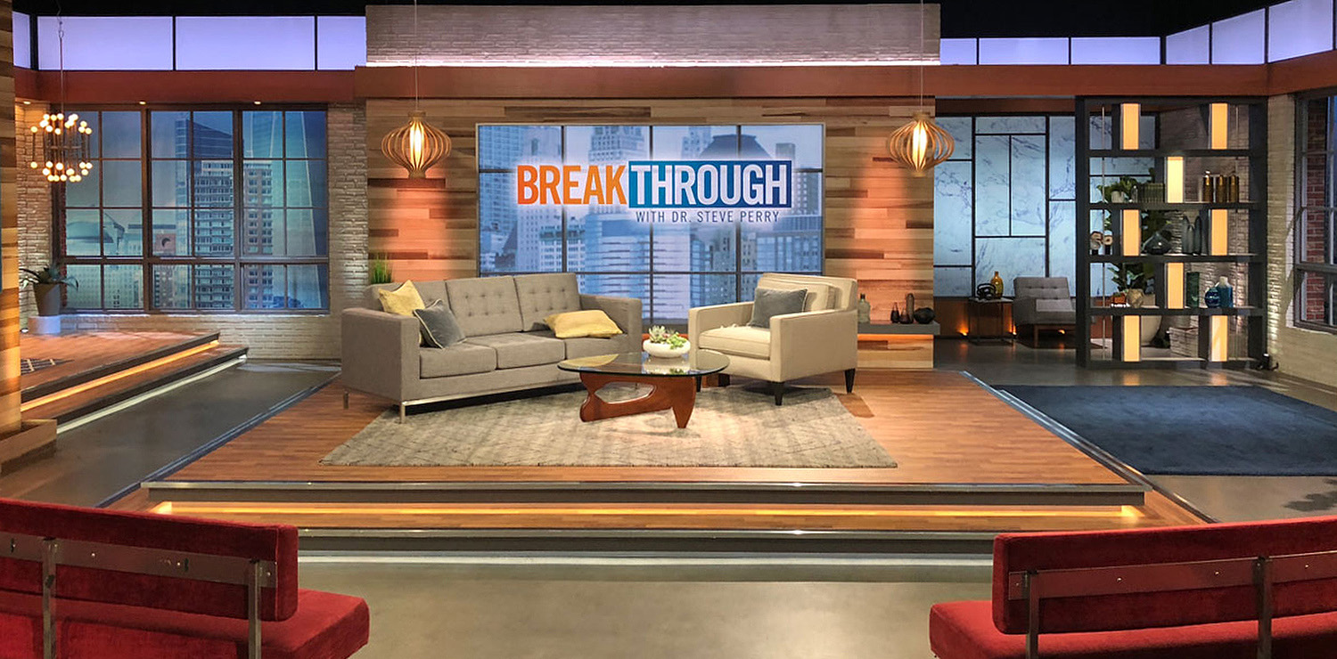 Breakthrough with Dr. Steve Perry Broadcast Set Design Gallery