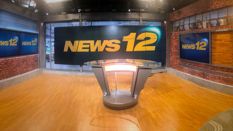 News 12 Brooklyn debuts flexible new set - NewscastStudio