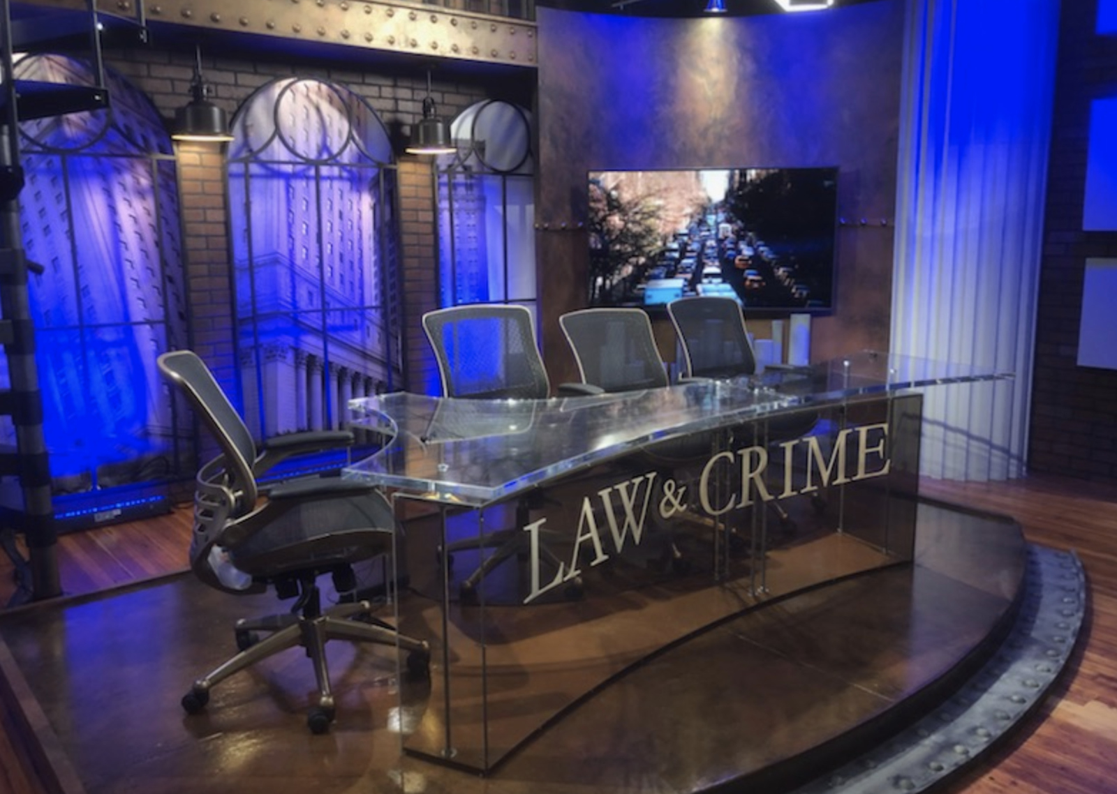 Law & Crime Broadcast Set Design Gallery