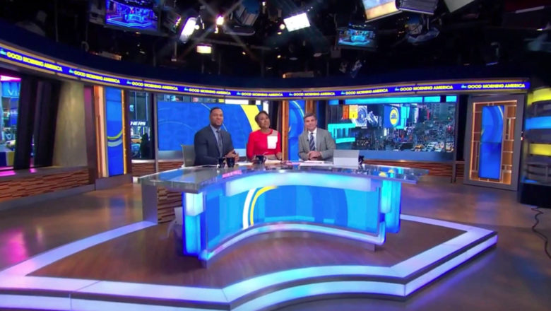 'GMA' goes with circle motif — much like its main rival — in graphics ...