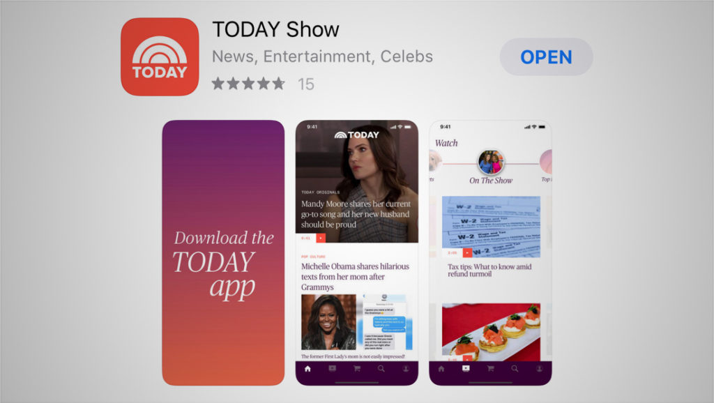 'Today' redesigns mobile apps - NewscastStudio