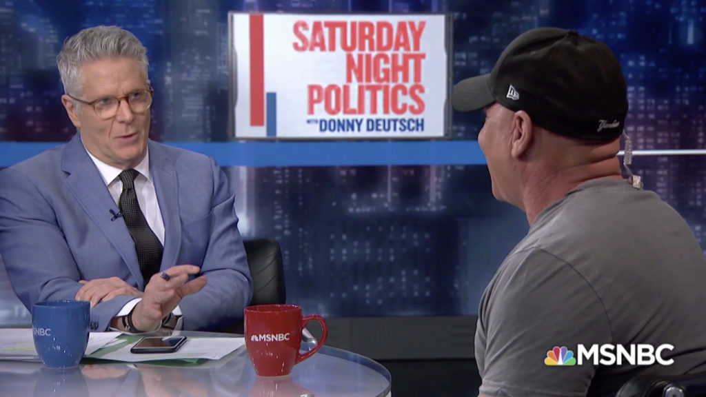 MSNBC expands Saturday night programming with Donny Deutsch interview ...