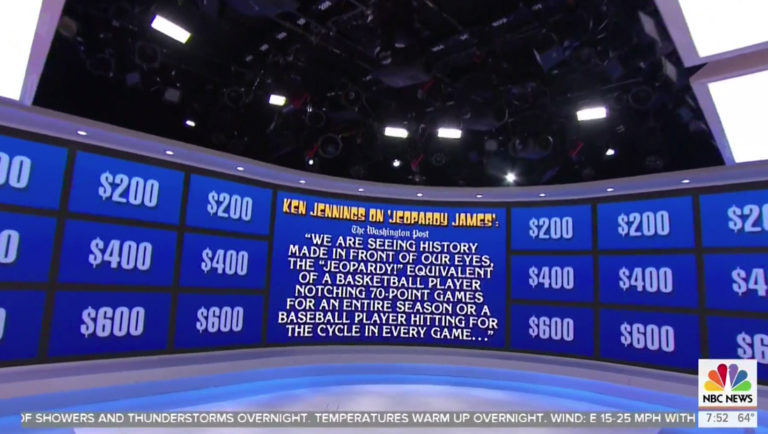 'Today' turns video wall into 'Jeopardy!' board - NewscastStudio