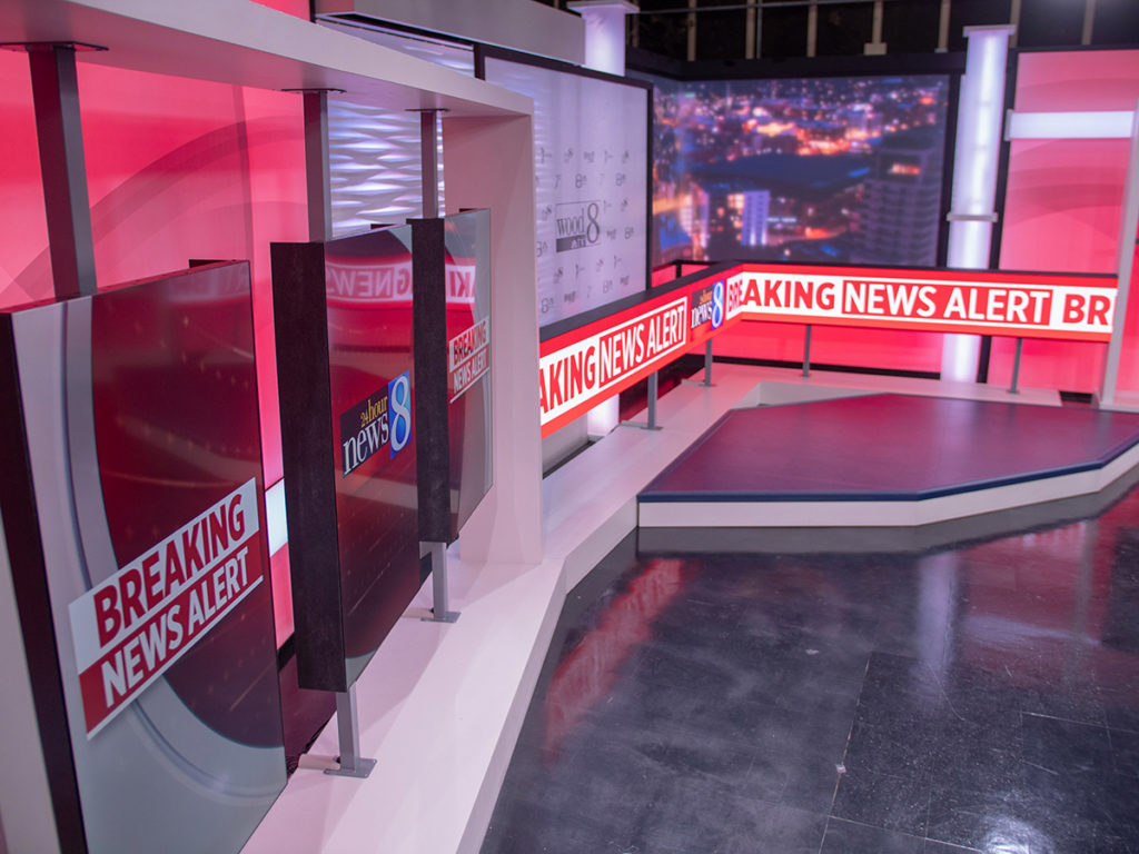 Grand Rapids station unveils new set - NewscastStudio