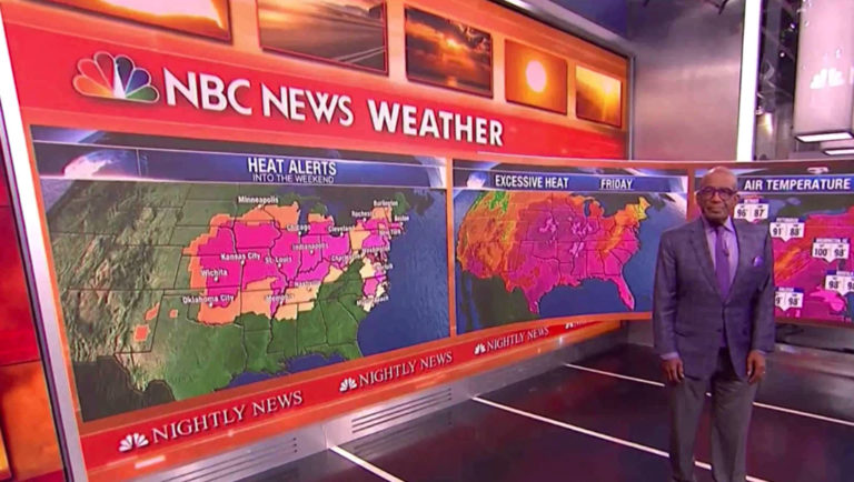 NBC News heats up weather center - NewscastStudio