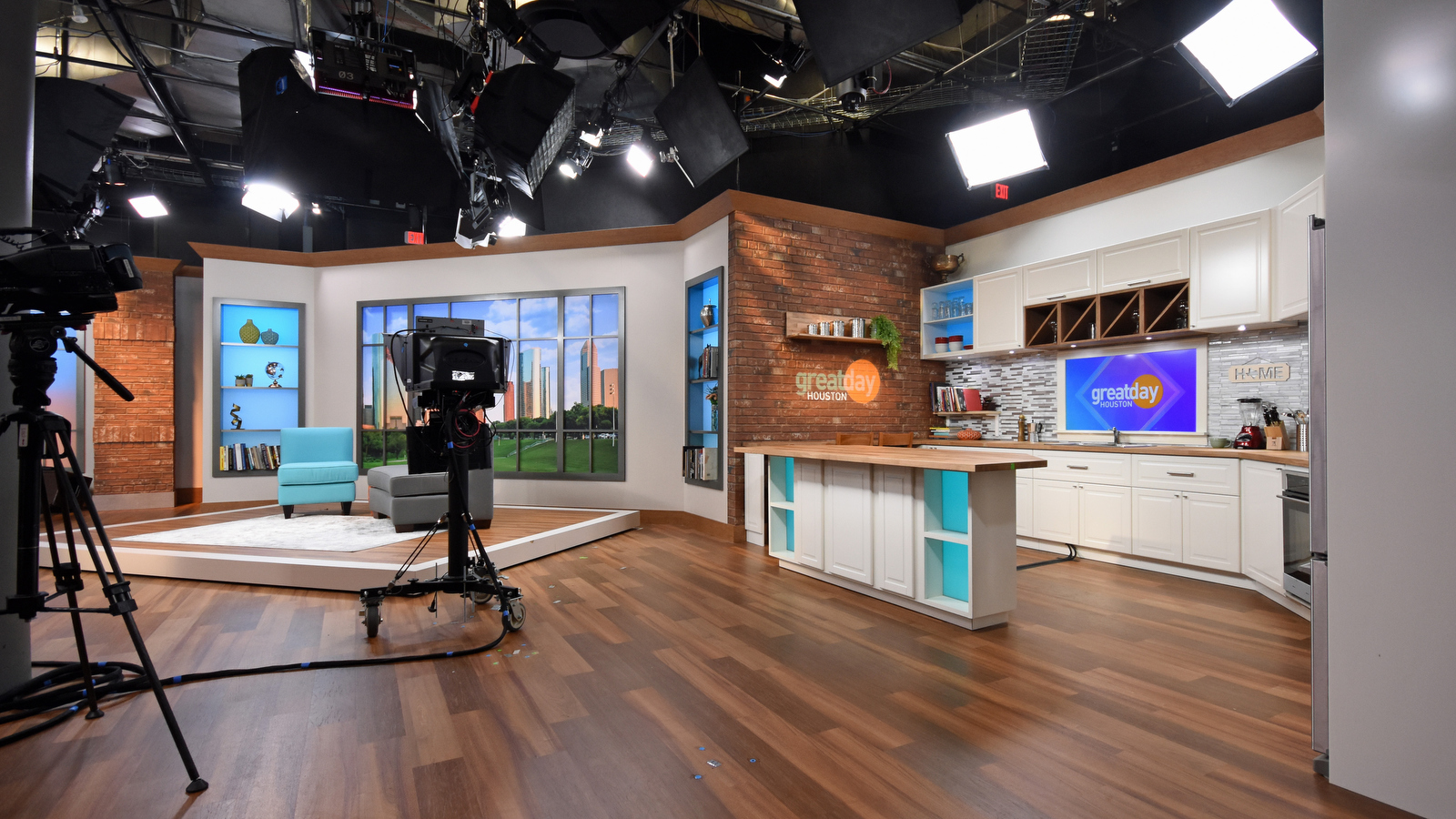 Great Day Houston Broadcast Set Design Gallery