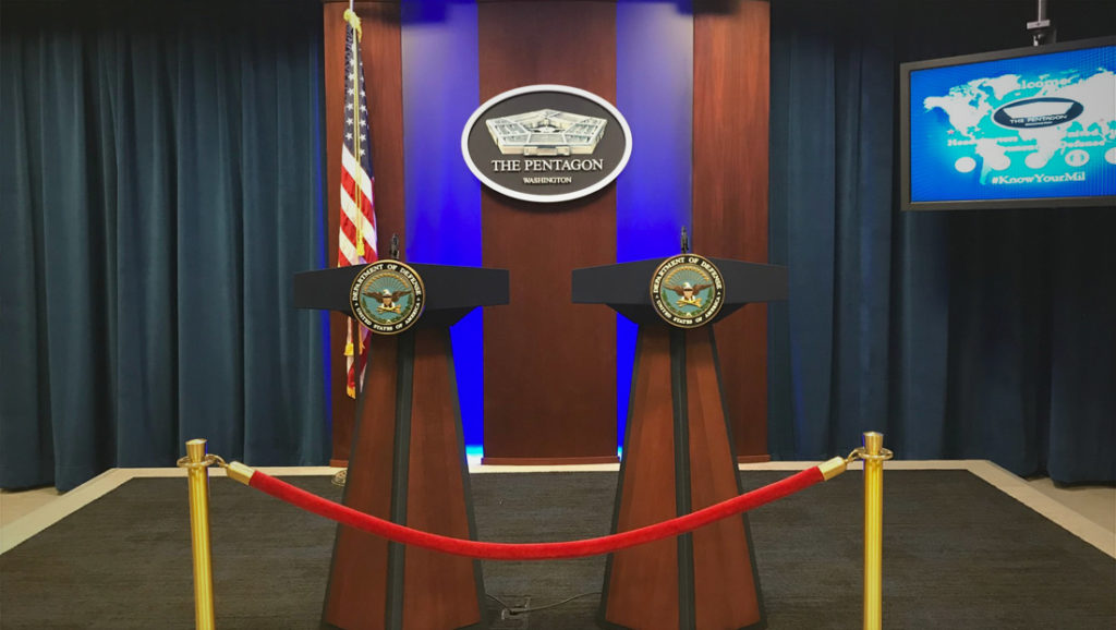 Defense department renovates briefing room — even though it barely gets ...