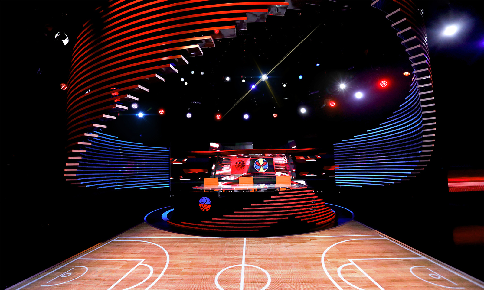 Tencent Sports NBA Broadcast Set Design Gallery