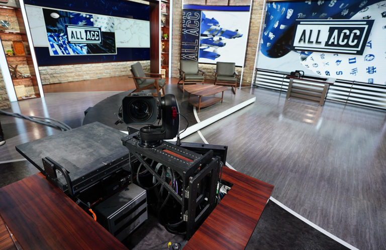 First look at the ACC Network studio - NewscastStudio