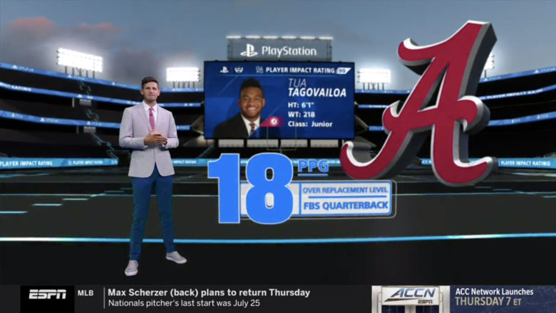 ESPN introduces player impact rating with virtual augmented reality ...