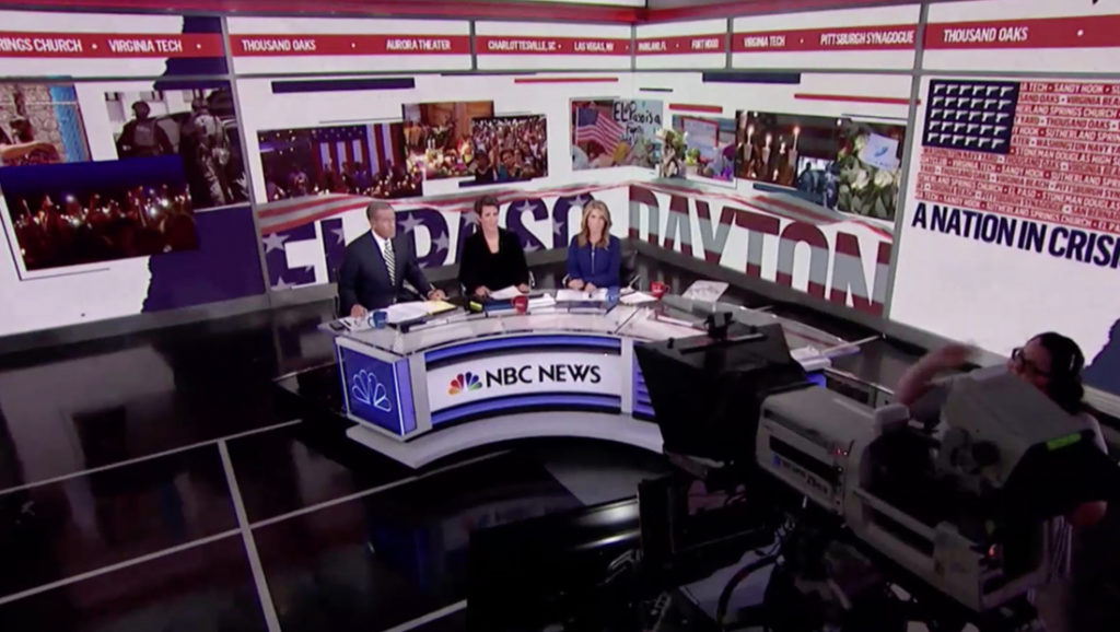 MSNBC uses shooting location names to drive home 'A Nation in Crisis ...