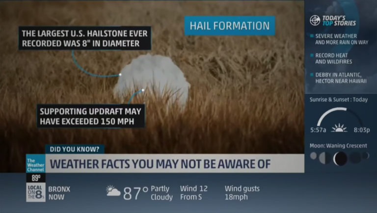 The Weather Channel loses its L-bar in graphics update - NewscastStudio