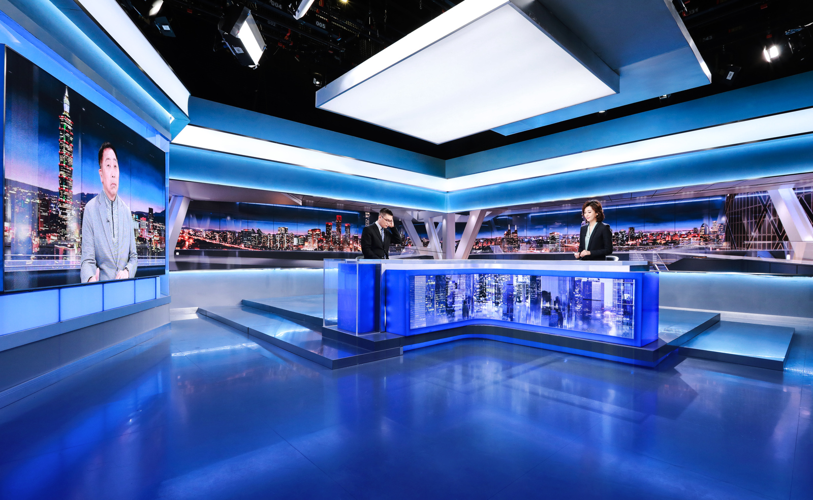 Across the Straight Broadcast Set Design Gallery