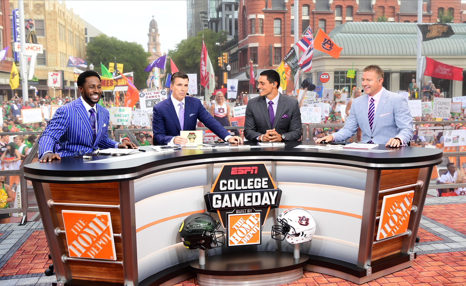 ESPN College Gameday traveling set design gallery