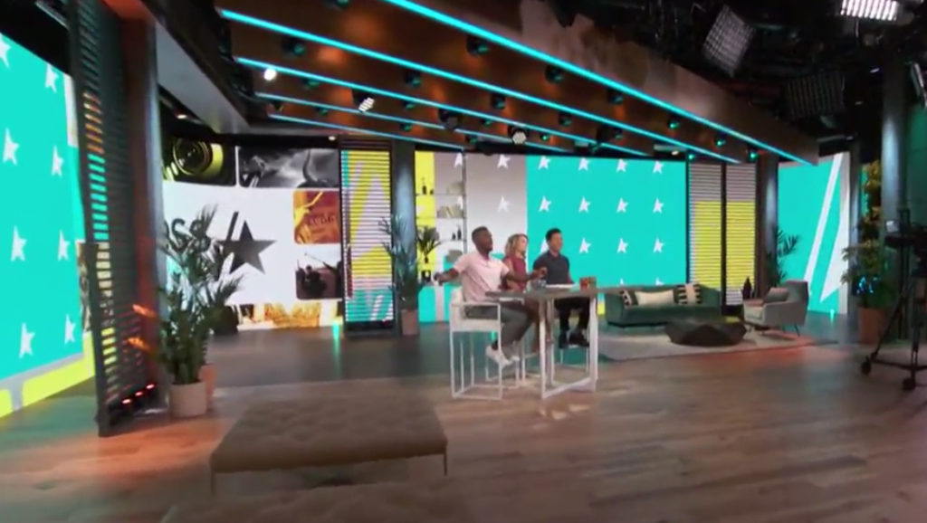 'Access Daily' blends massive video wall with real scenery - NewscastStudio