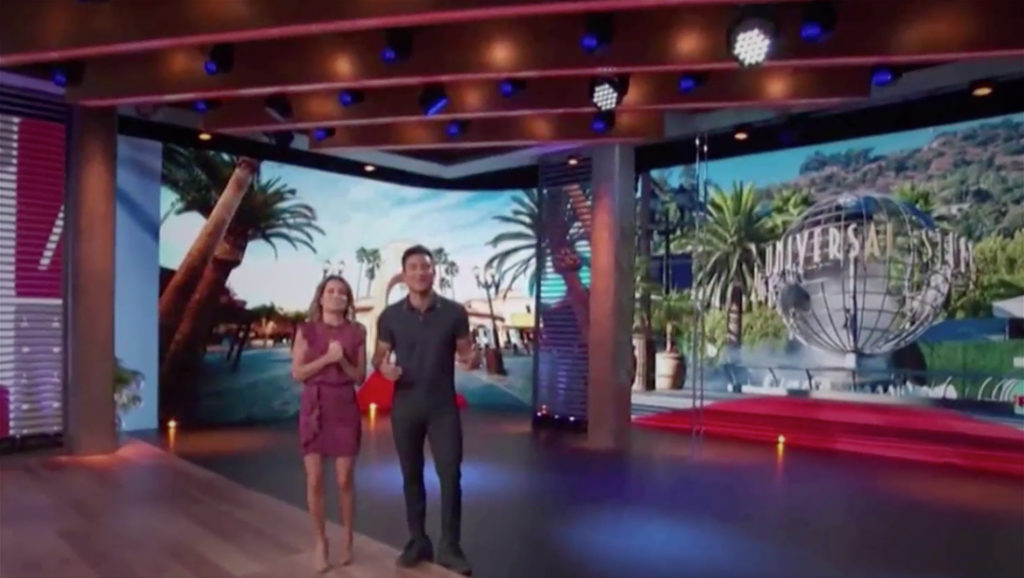 'Access Hollywood' uses video wall to showcase Universal Studios ...