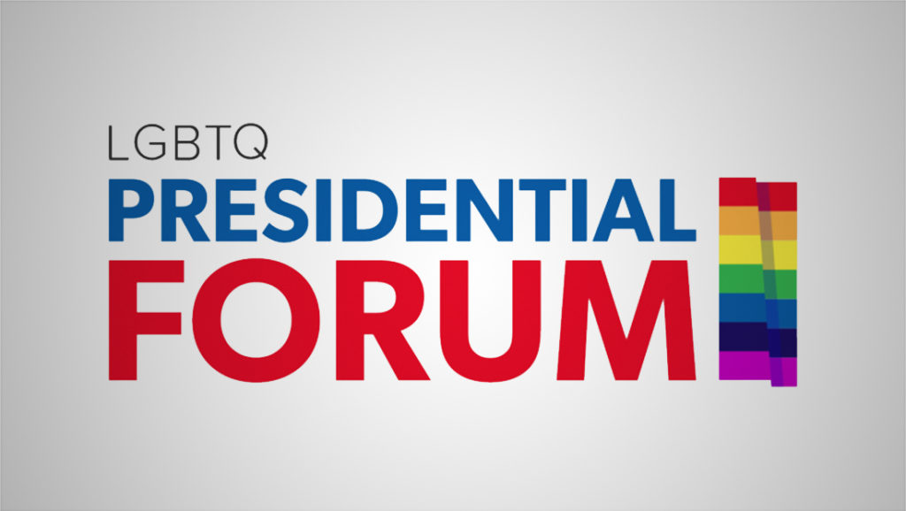 NBC's election logo stripes switched to pride colors for LGBTQ forum ...