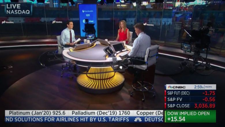 'Squawk Box' moves back downstairs - NewscastStudio