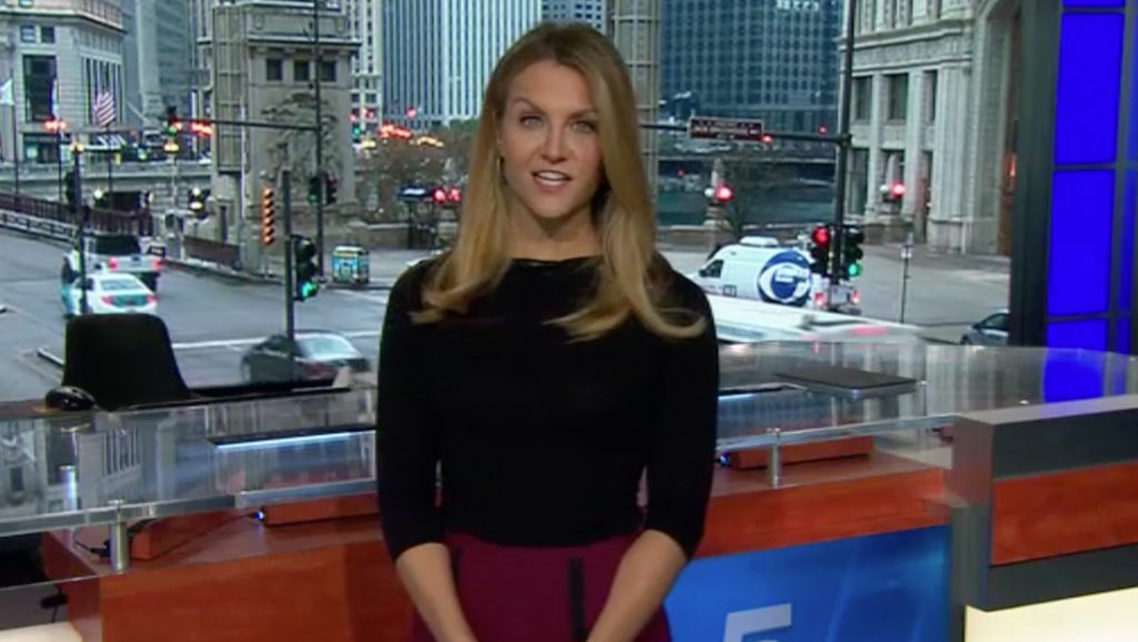 NBC Chicago gets 'photobombed' by CBS truck - NewscastStudio