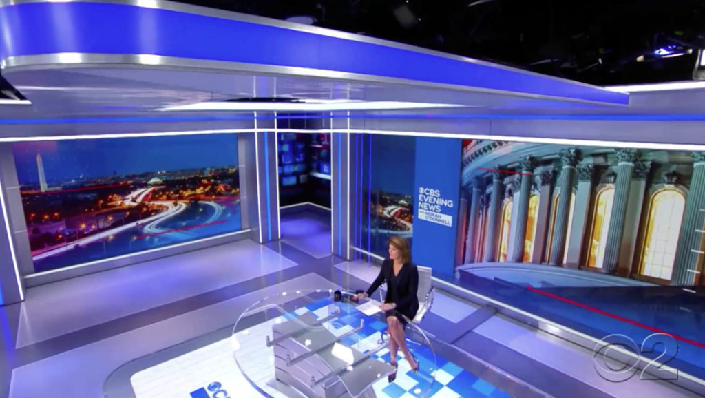 'CBS Evening News' moves to D.C. with a new look - NewscastStudio