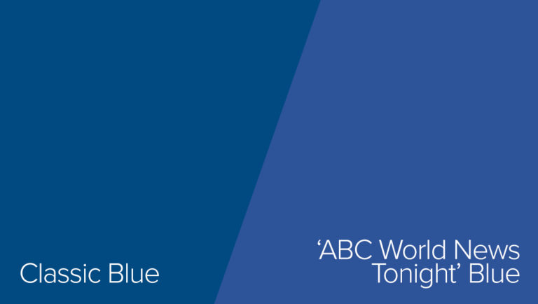 Blue is truly a 'classic' color for broadcast design - NewscastStudio