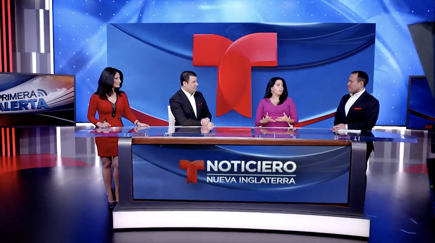 Telemundo Nueva Inglaterra (WNEU) Broadcast Set Design Gallery