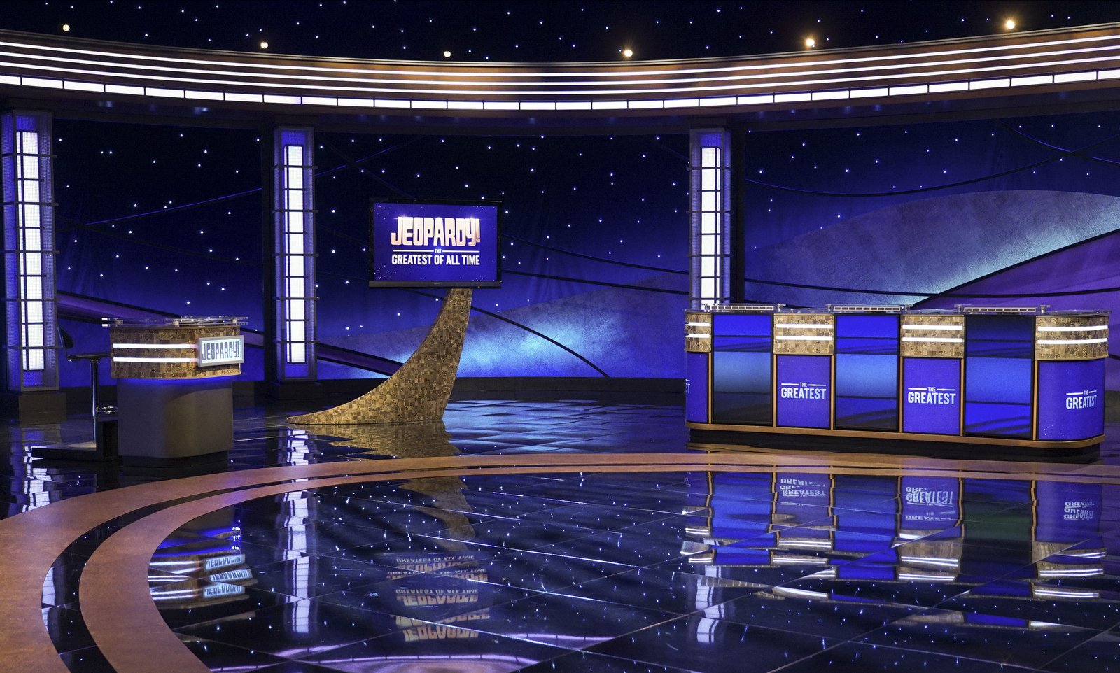 Jeopardy! The Greatest of All Time Broadcast Set Design Gallery