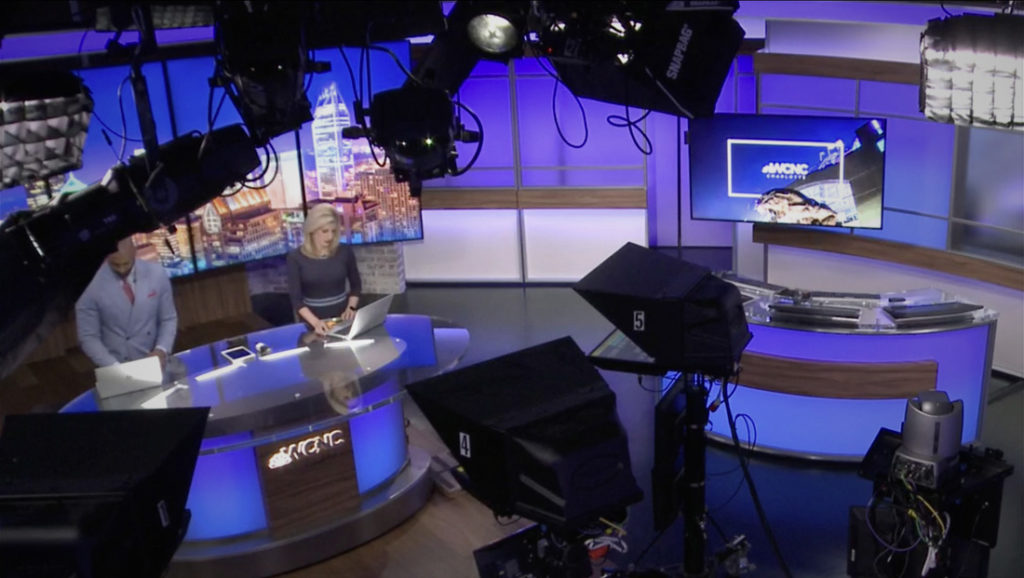 Charlotte station debuts new set - NewscastStudio