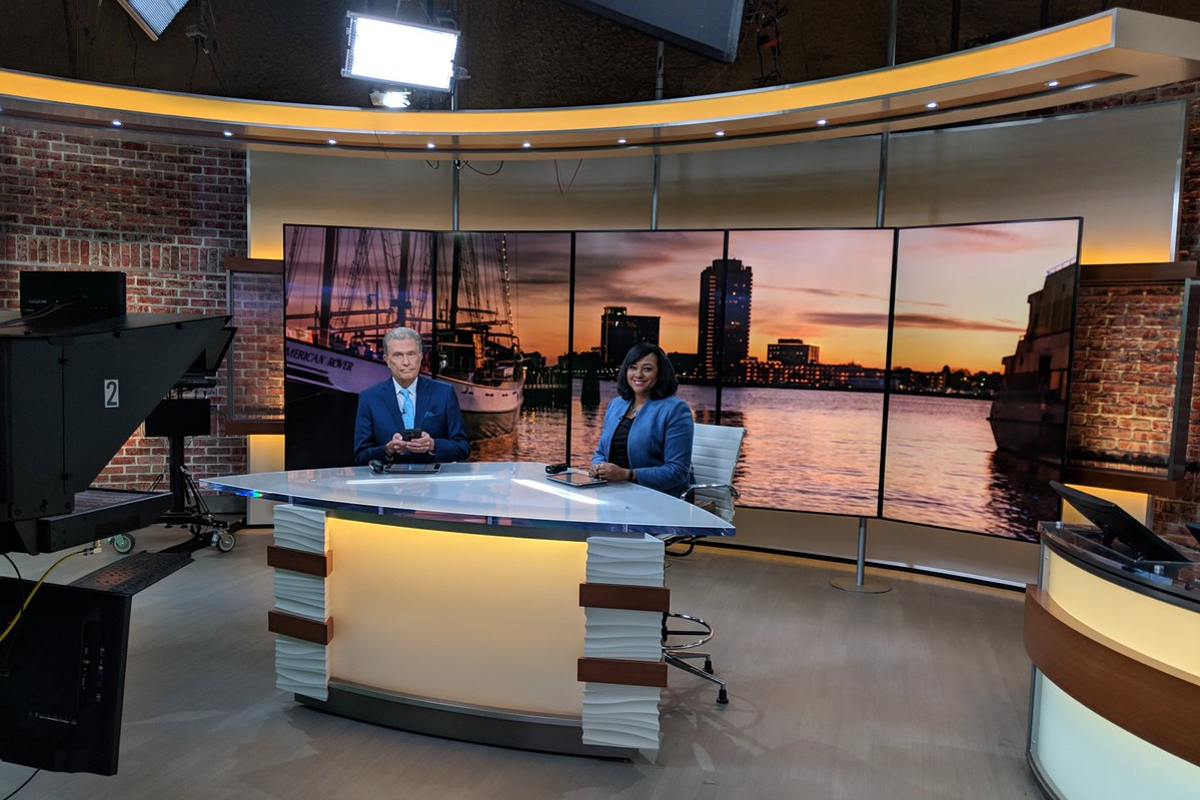 WVEC Broadcast Set Design Gallery