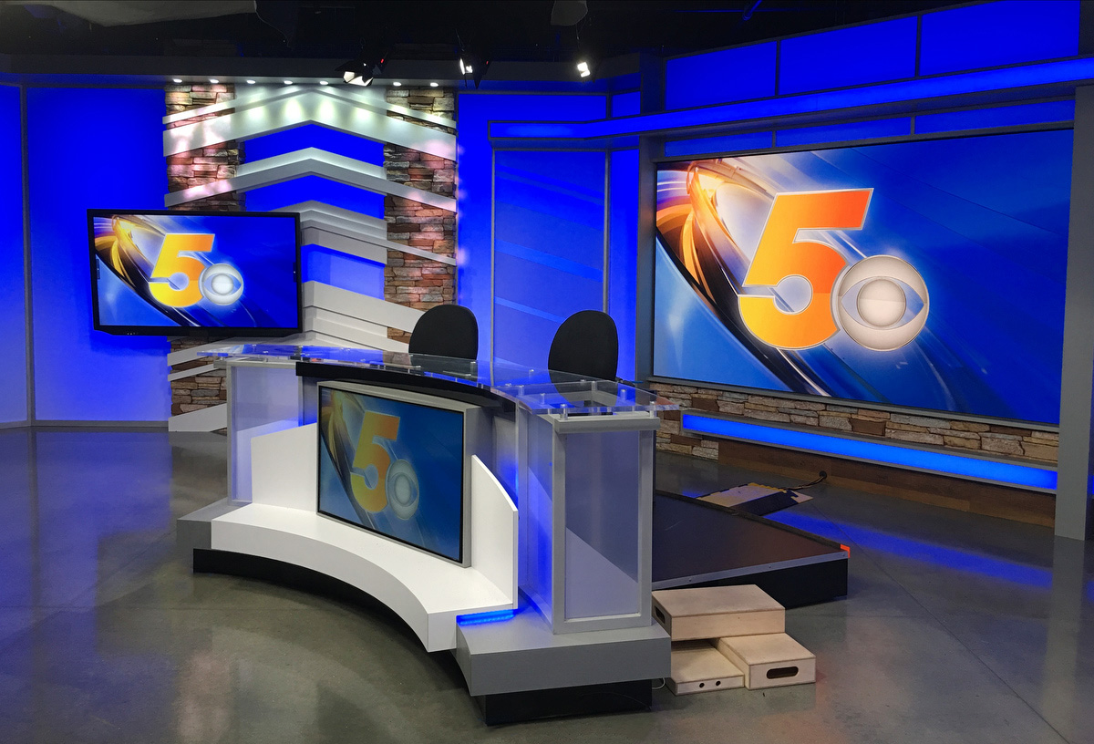 KFSM 5News Broadcast Set Design Gallery