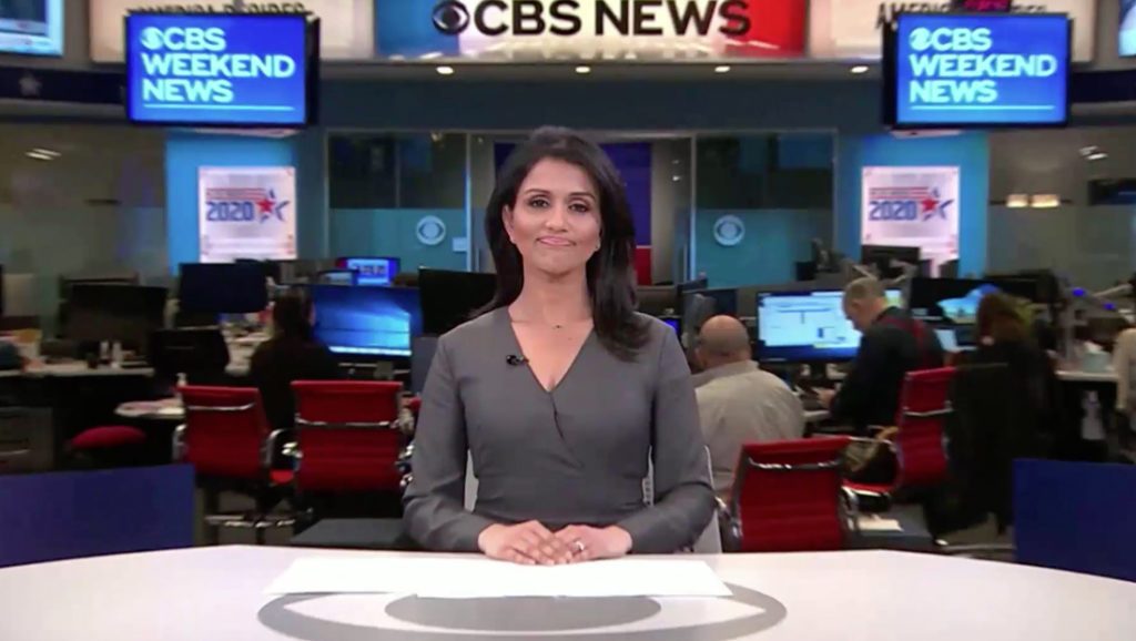 'CBS Weekend News' broadcasts from 'news hub' — the old 'Evening News ...