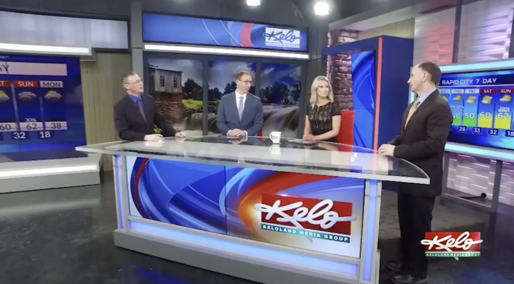 South Dakota station gets new set packed with tech - NewscastStudio