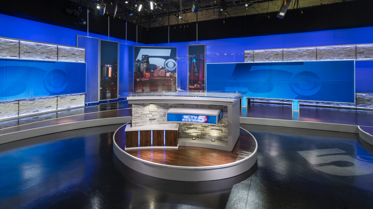 KCTV Broadcast Set Design Gallery