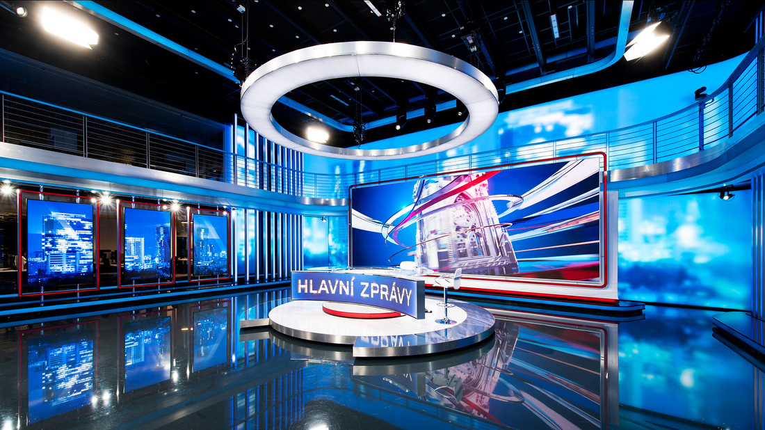 CNN Prima News Broadcast Set Design Gallery