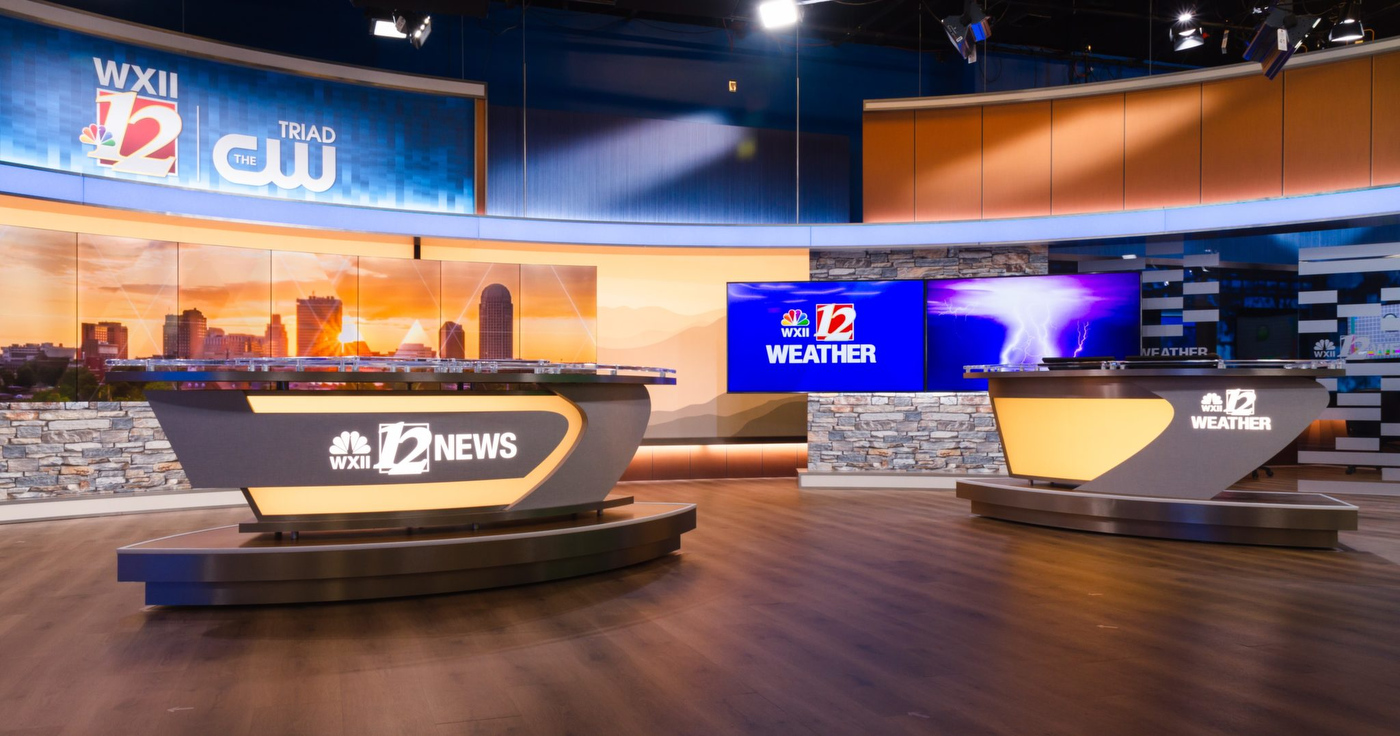 WXII 12 News Broadcast Set Design Gallery