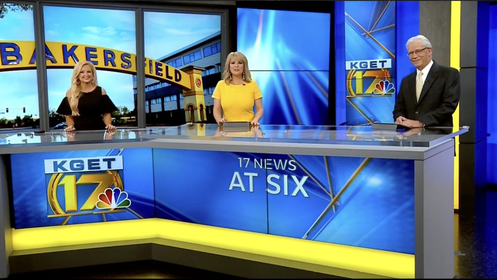 KGET in Bakersfield debuts new set - NewscastStudio