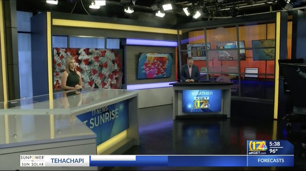 KGET in Bakersfield debuts new set - NewscastStudio