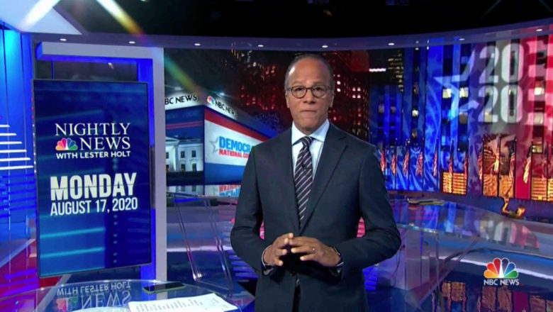 'NBC Nightly News' returns home with some new on set graphics, shooting ...