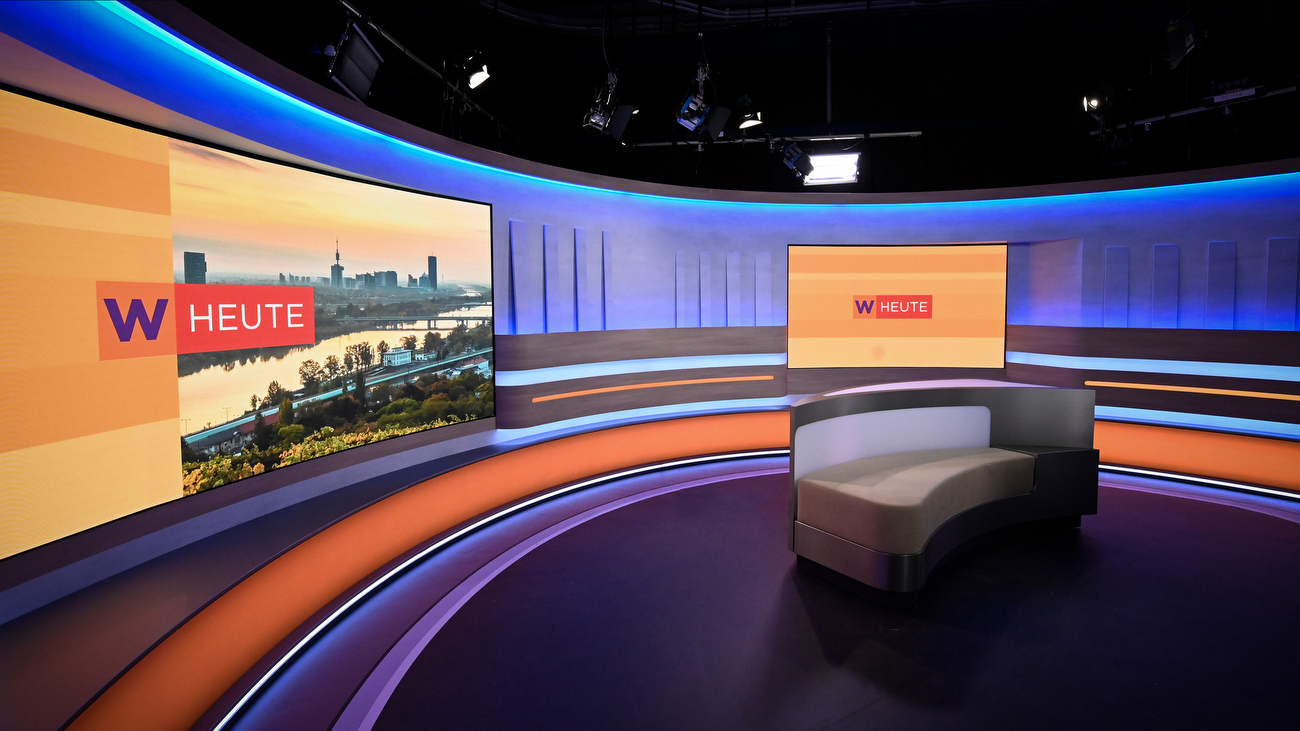Wien Heute Broadcast Set Design Gallery