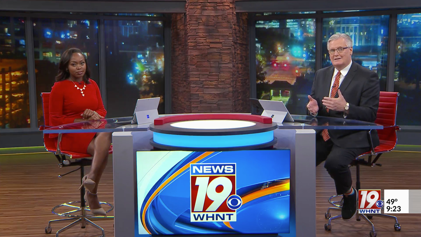 WHNT Broadcast Set Design Gallery