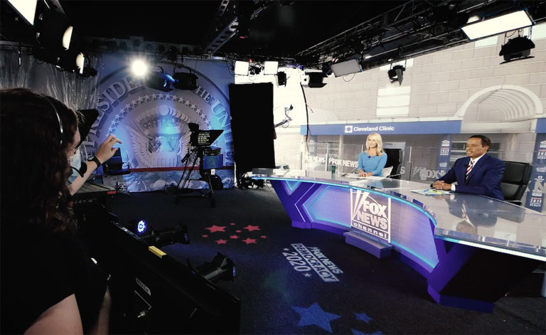 Networks rely on video walls to tell story of first presidential debate ...