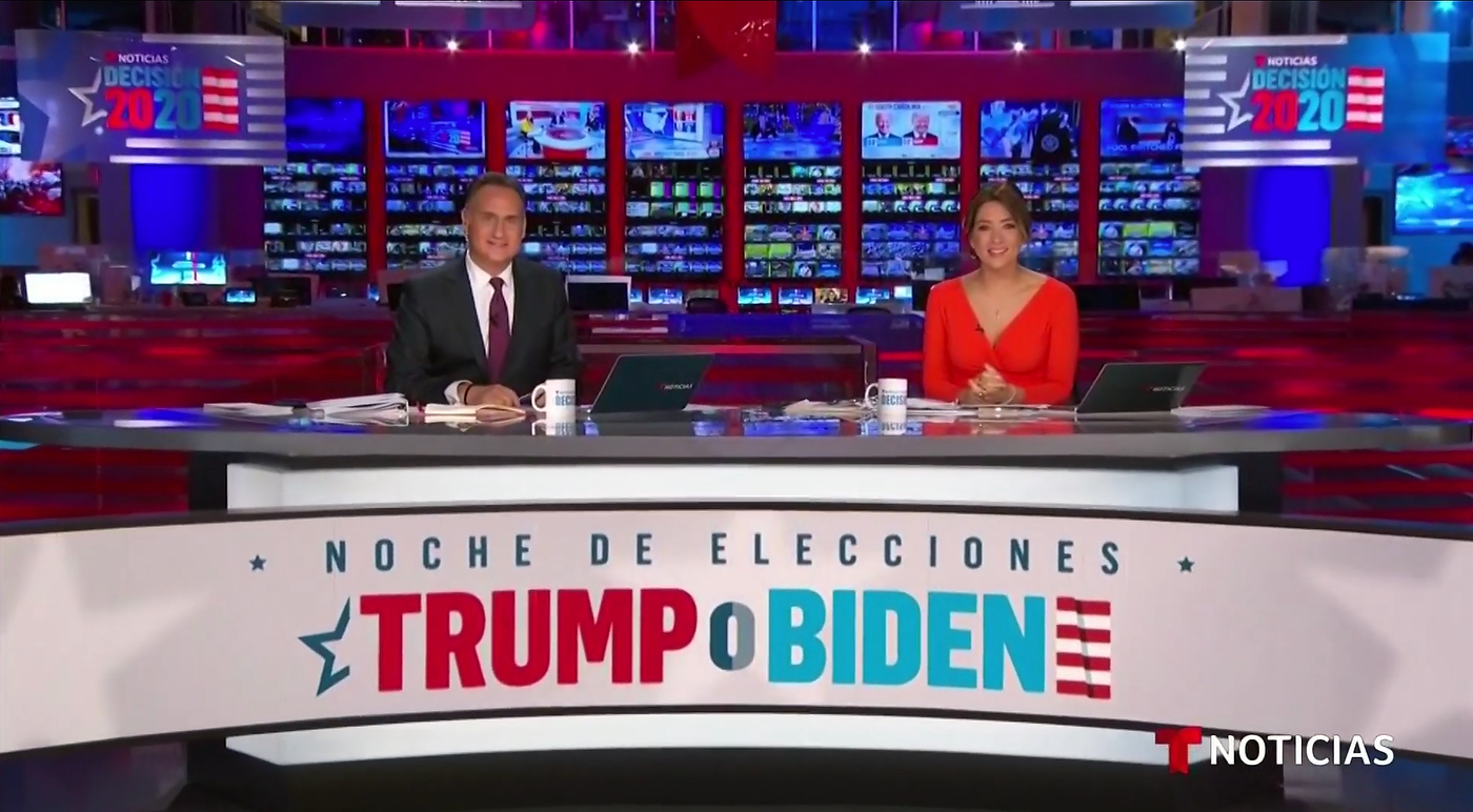 Noticias Telemundo 2020 Election Headquarters Broadcast Set Design Gallery