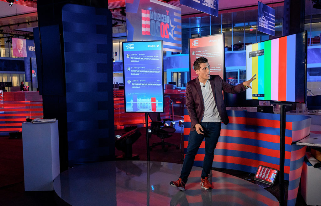 Telemundo's election coverage features monumental augmented reality ...